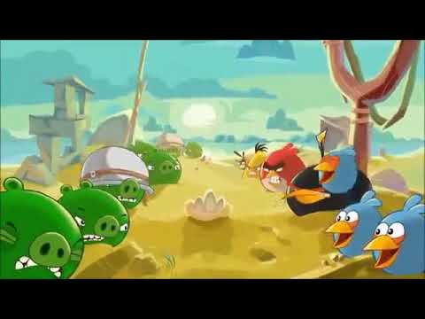 Angry birds opening mighty morphin power rangers style - YouTube