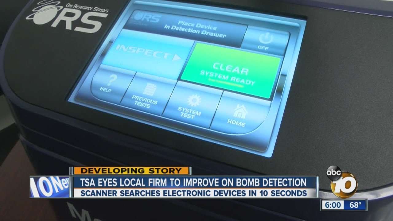 TSA eyes local firm to improve on bomb detection - YouTube
