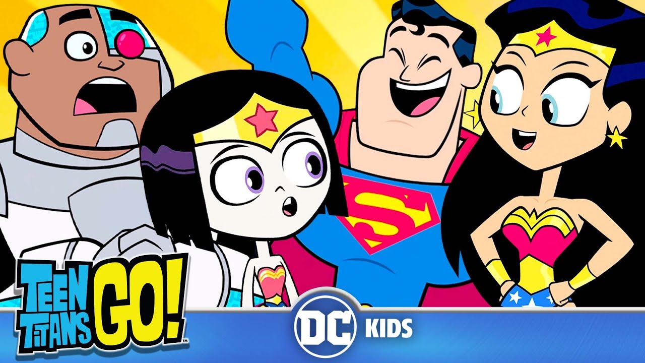 Teen Titans Go! | Wonder Woman & Justice League's BEST BITS! | @dckids - YouTube