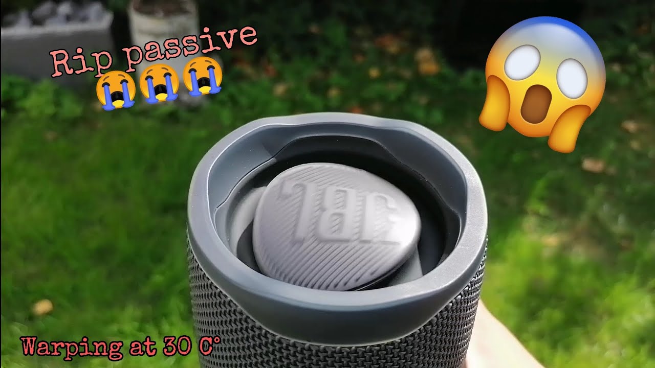 JBL CHARGE ESSENTIAL 2 RIP PASSIVE 😭😭😭 IN NORMAL MODE!! +WARPING!!! 😵😵😵 ...