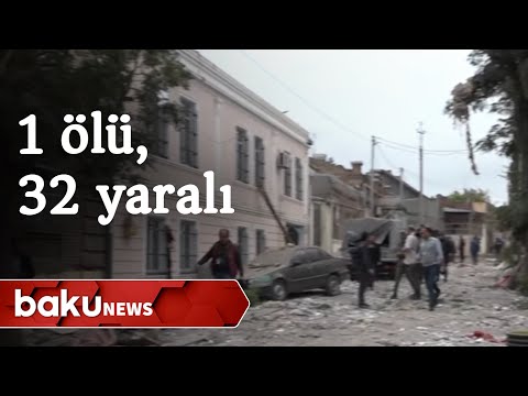 1 ölü, 32 yaralı: Gəncənin bombalanması hərbi cinayətdir - Baku TV