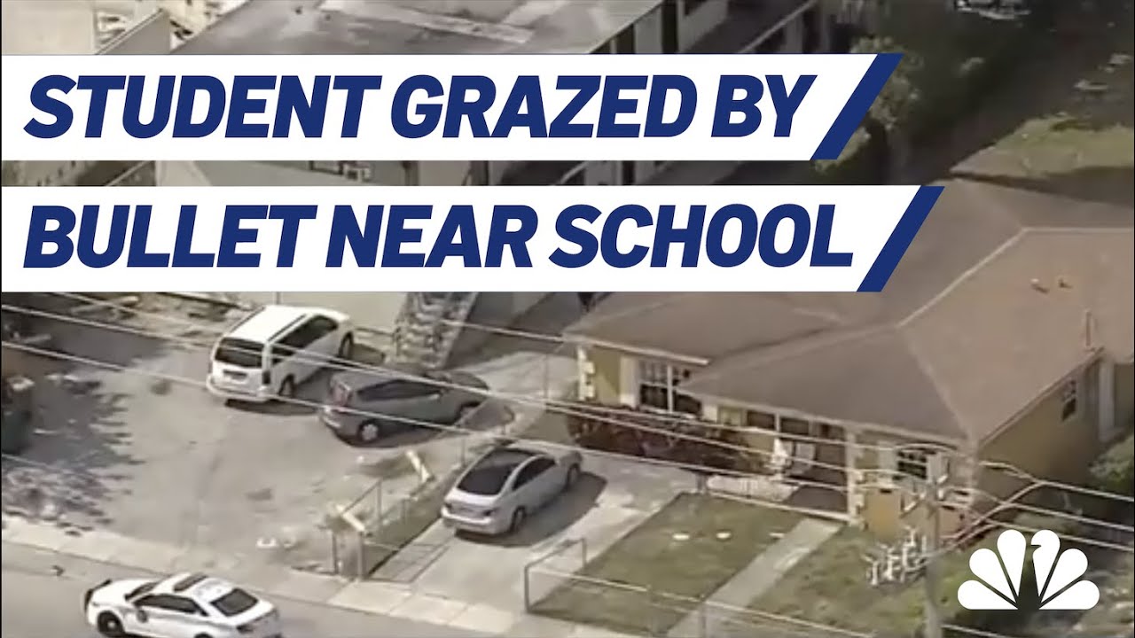 Student Grazed by Bullet Near Miami Northwestern High School - YouTube