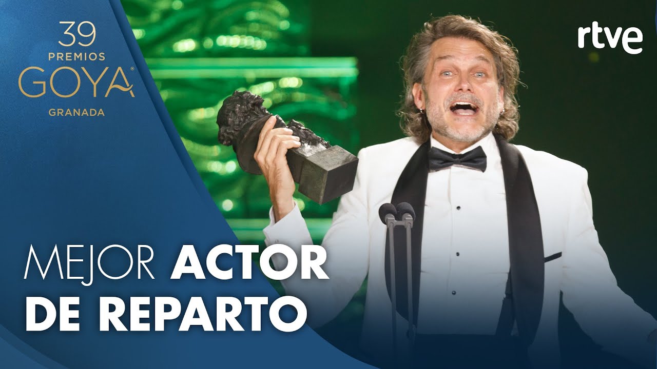 SALVA REINA recibe el GOYA a MEJOR ACTOR DE REPARTO | Premios Goya 2025 ...