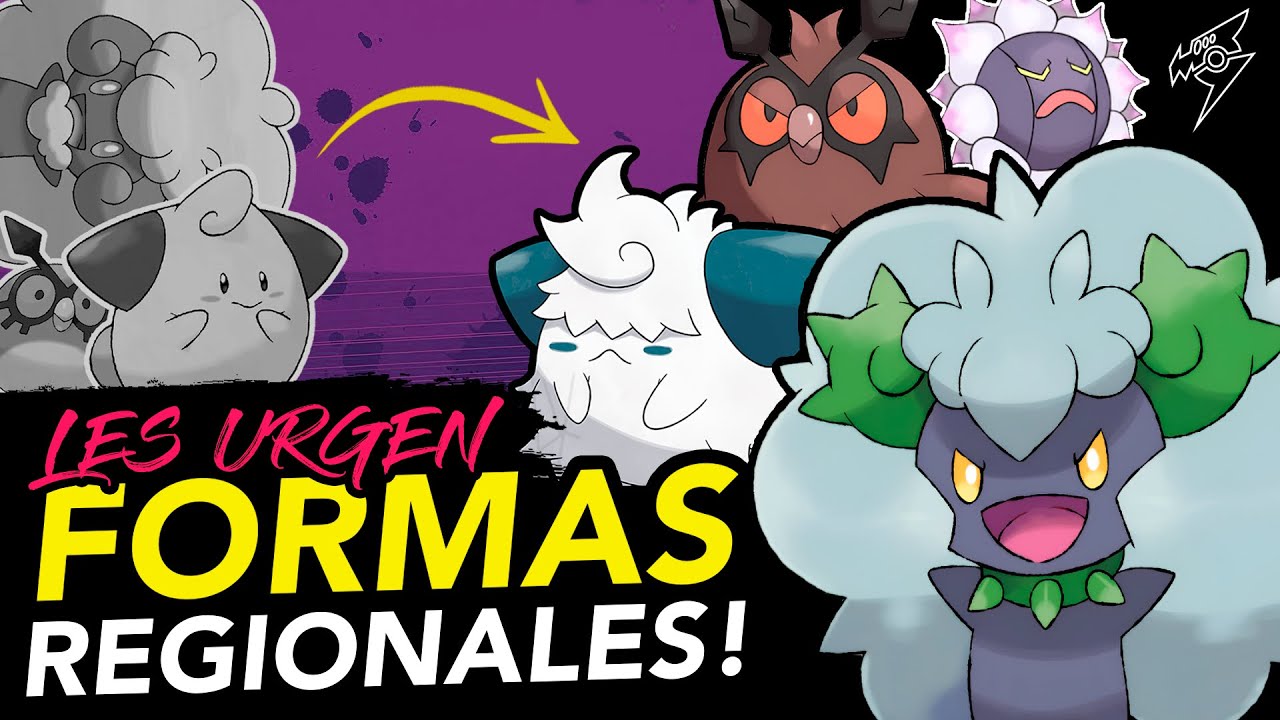😲NUEVAS FORMAS REGIONALES😧| Pokémon que piden a gritos una forma ...