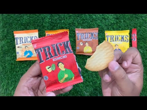 Buka Jajan Baked Crips Kaesang Pangarep rasa kimchi enak! #snack - YouTube