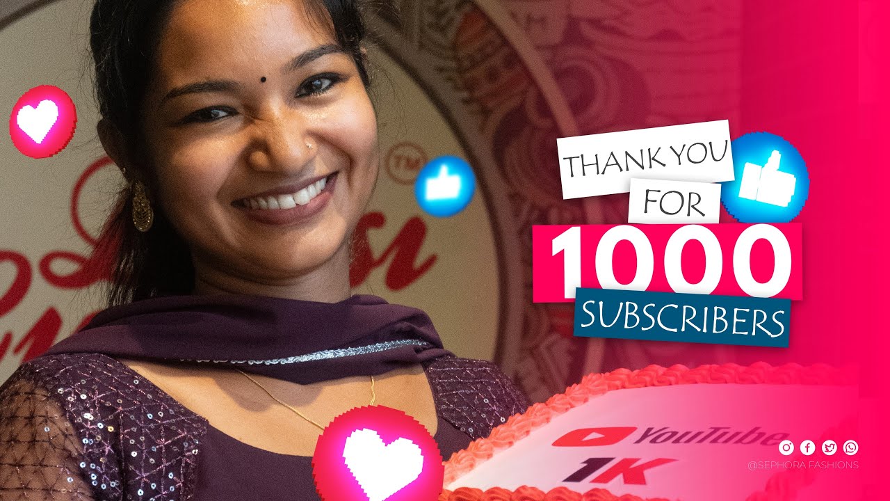1K SUBSCRIBERS 😍😍😍😍😍| THANK YOU ALL FOR THE SUPPORT | 1000 SUBS SMALL CELBN | KEEP SUPPORTING ...