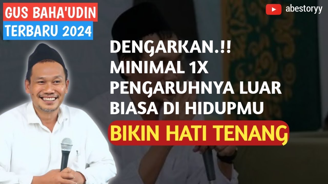 Gus Baha Terbaru: Supaya Tetap Sehat Di Usia Tua | Pengajian Gus Baha ...