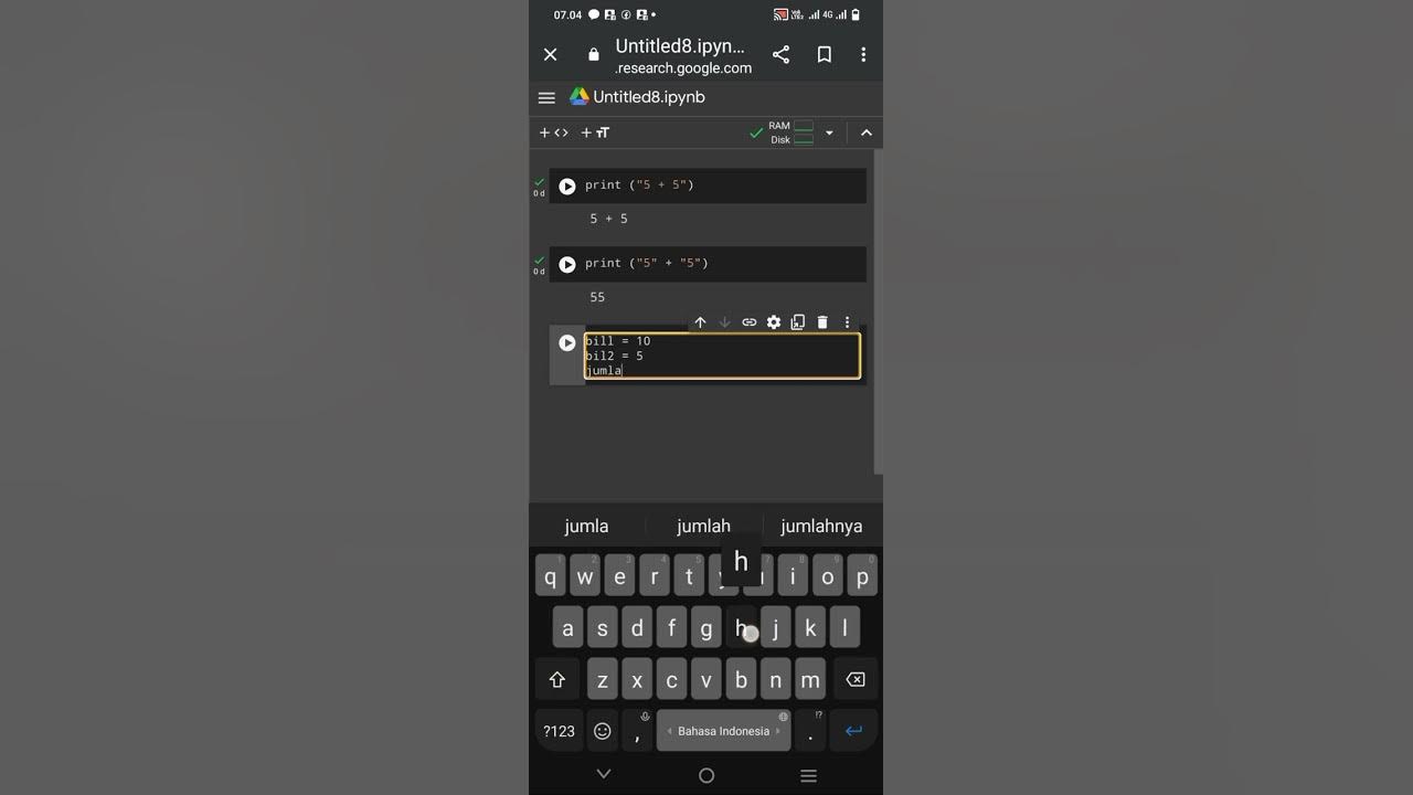 CARA MENGGUNAKAN GOOGLE COLAB - YouTube