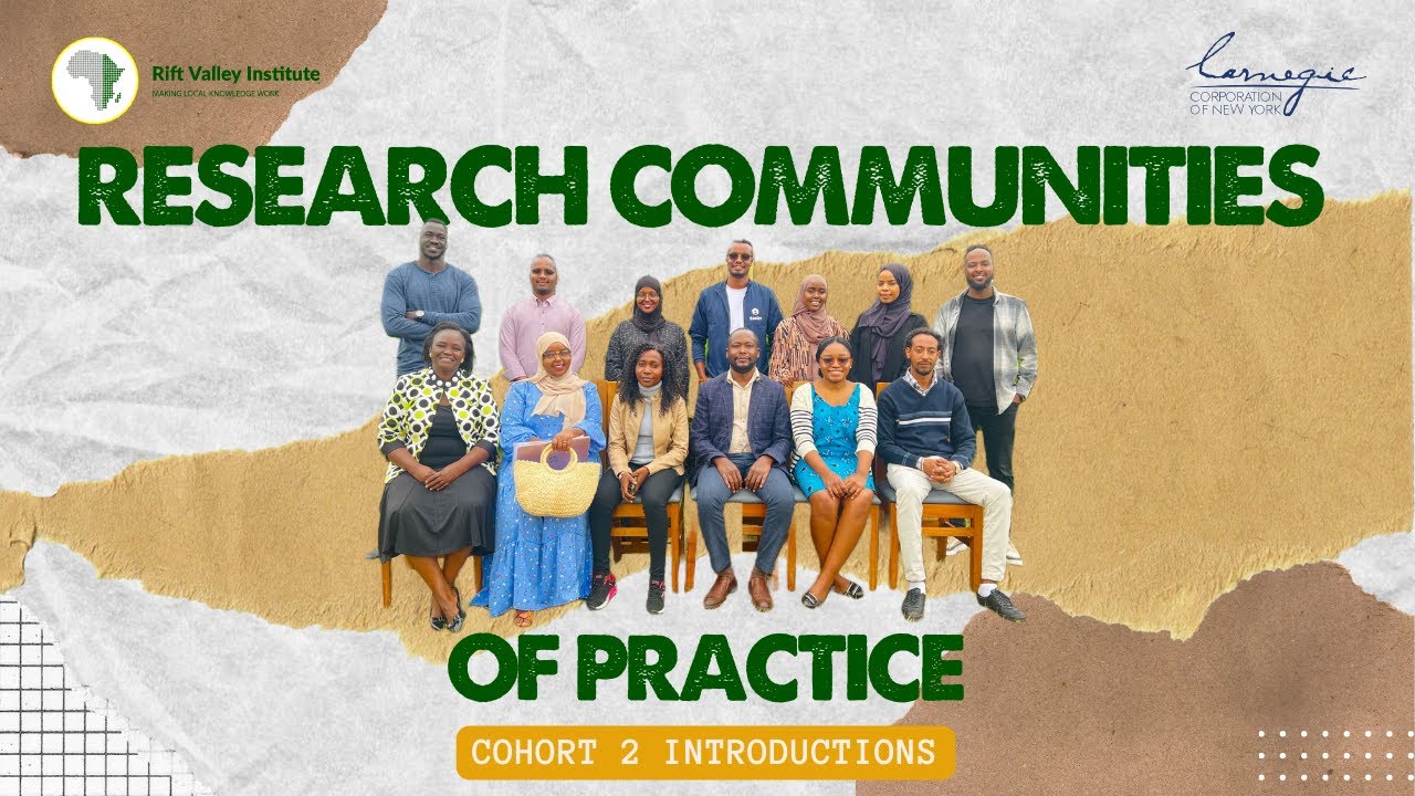 Research Communities of Practice - 2nd Cohort - YouTube