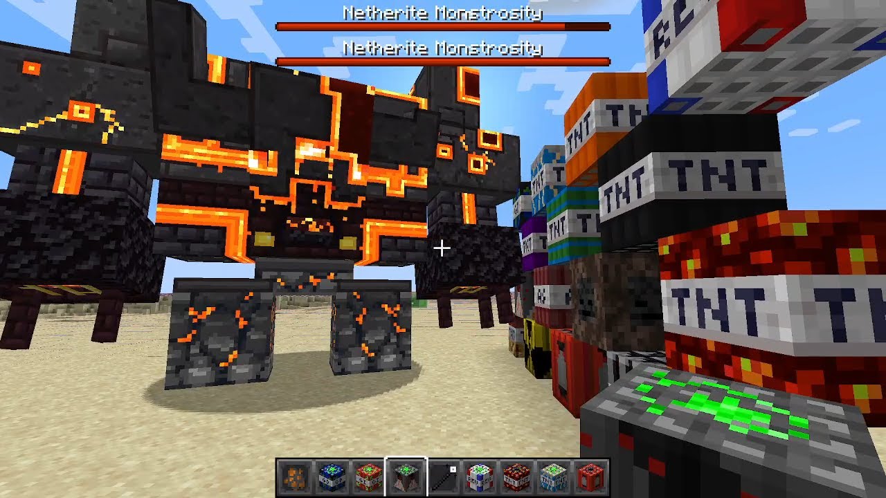 Netherite Monstrosity VS All TNT | Minecraft | - YouTube