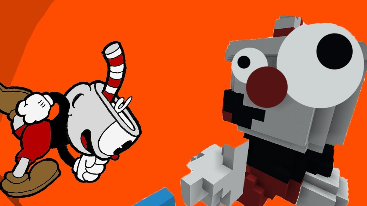 Minecraft Cup Head Build - YouTube