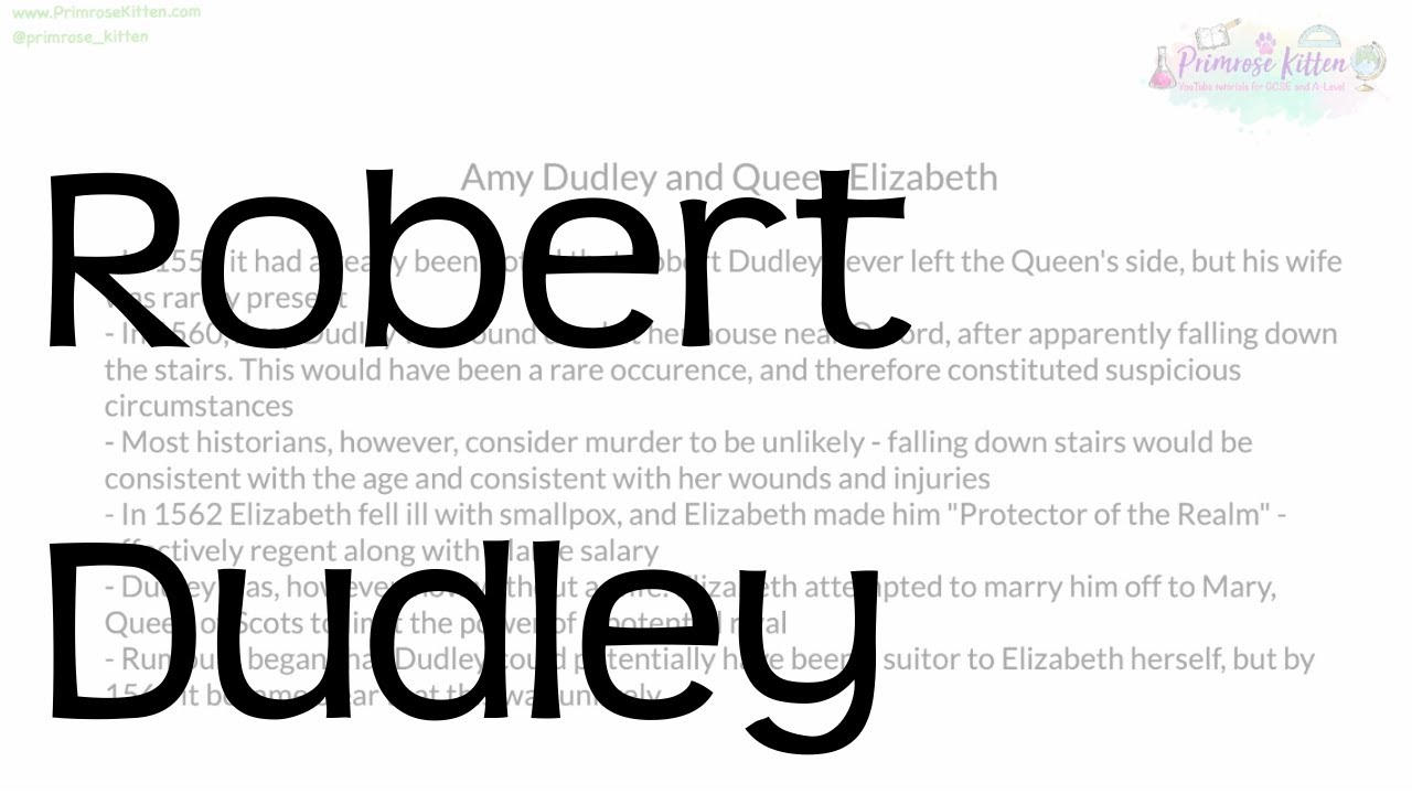 Robert Dudley, 1st Earl of Leicester | Elizabethan England Revision for ...