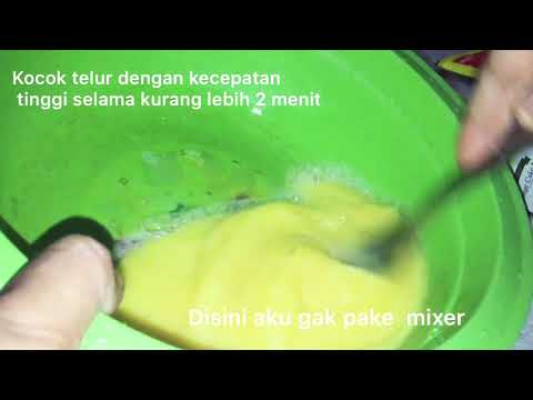 Bolu pondan pandan|| CARA MEMBUAT BOLU TANPA MIXER