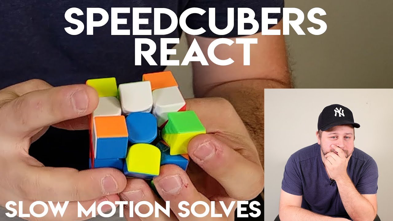 Speedcubers react to their solves in slow motion | MsCube MS3L - YouTube