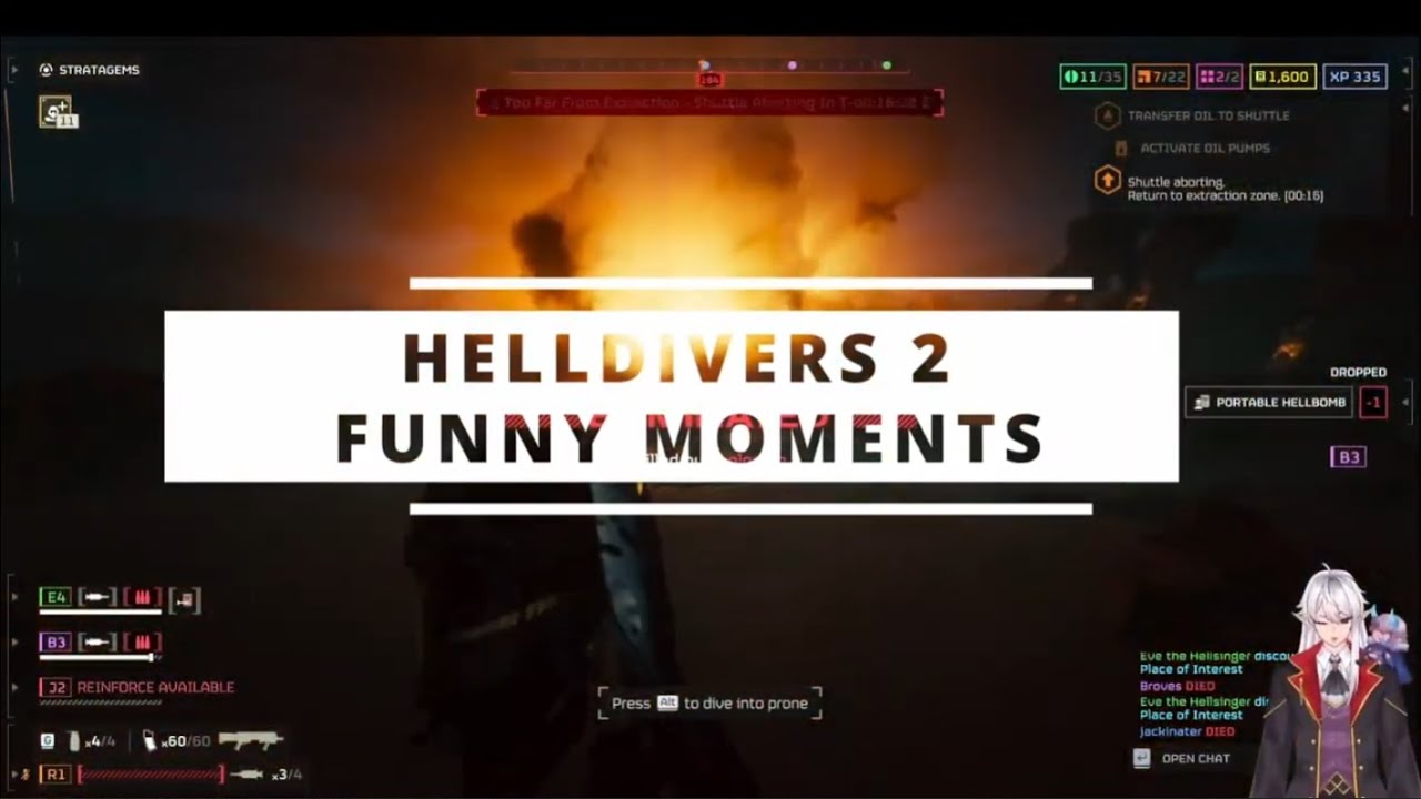 funny helldiver moments 2 - YouTube