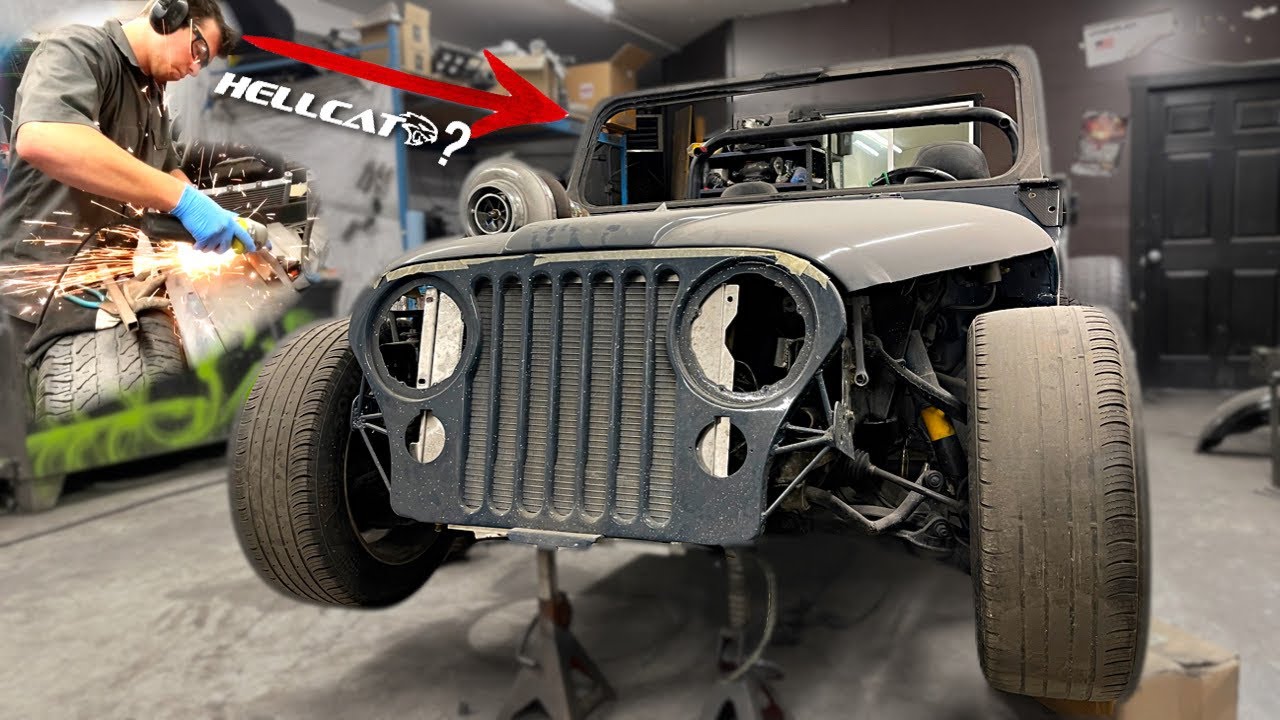 Scrap “Hellcat” Parts on Our Corvette HotRod - YouTube