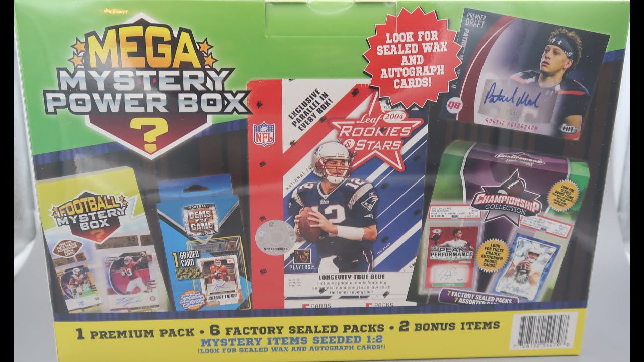 2023 Football Mega Mystery Power Box Break - YouTube