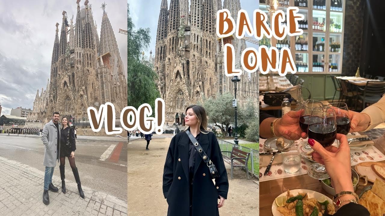 Turda 6.gün Barcelona / Paella ve tapas denedik / La Sagrada Familia ve biraz alışveriş / Vlog ...