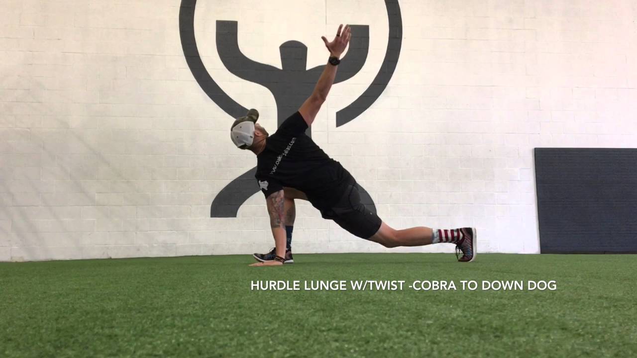 Hurdle Stretch W/twist - Cobra To Down Dog - YouTube