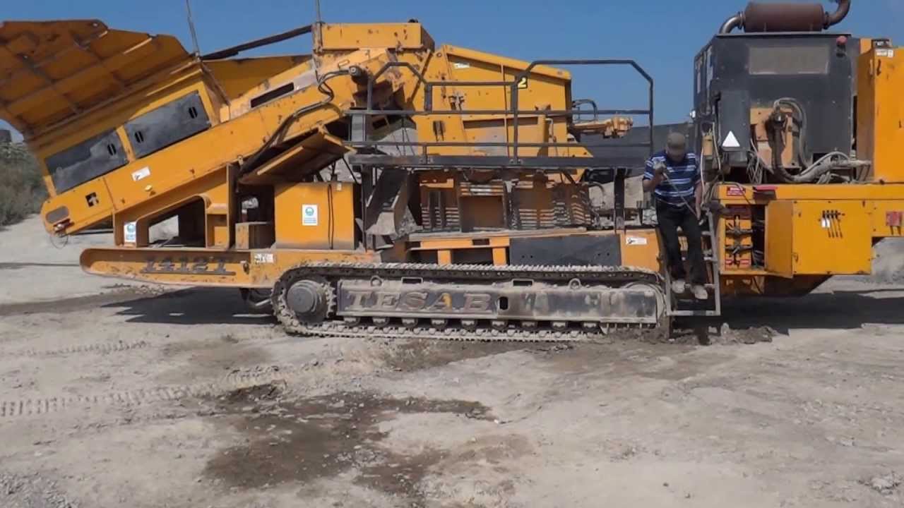 Crusher TESAB 1412 T - YouTube