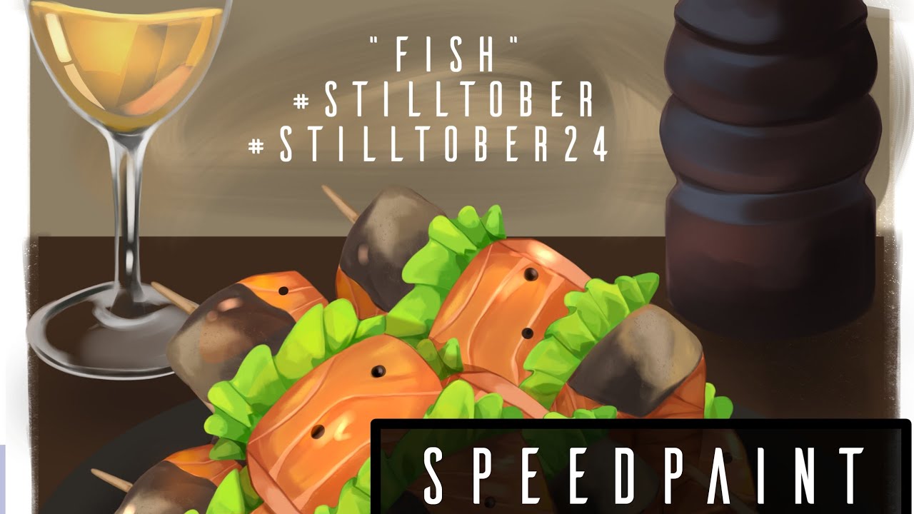 【IBISPAINT】Genshin Impact's Mondstadt's Grilled Fish || SPEEDPAINT ...