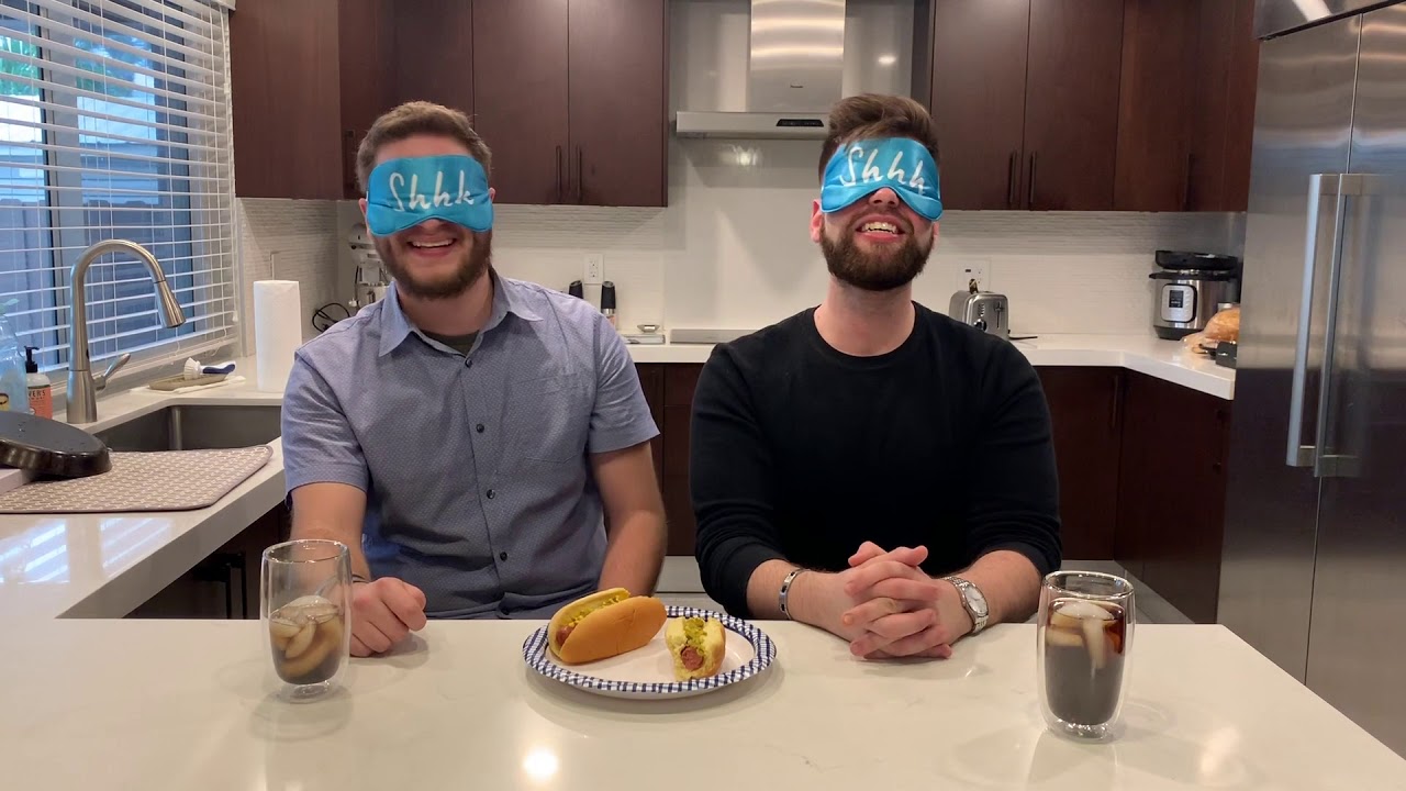Blind Taste Test | HOT DOGS (Feat. Nick) - YouTube
