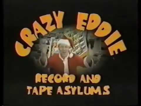 Crazy Eddie Record and Tape Asylum ad - 1983 - YouTube