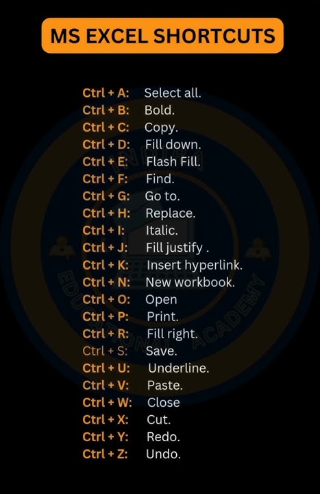 MS EXCEL SHORTCUTS #excel #exceltips #exceltutorial #exceltricks #excelshortcuts #microsoft # ...