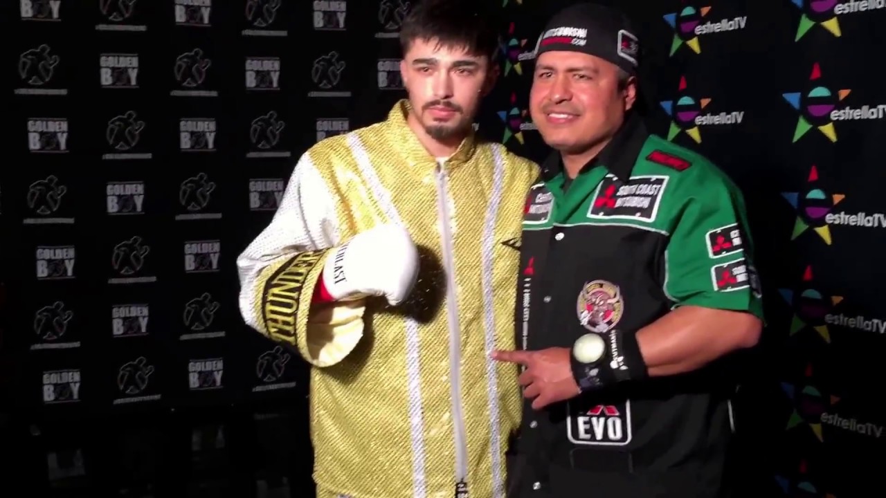Jonathan Navarro very focused right before the fight - esnews boxing ...