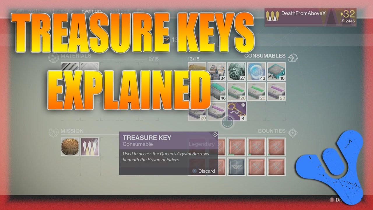 Treasure Key Explained | Destiny Prison of Elders - YouTube