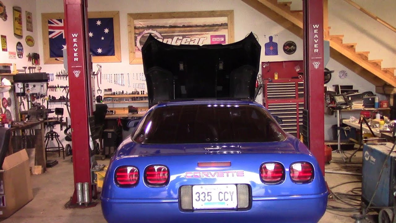 How to replace the radiator in a 1994 Corvette - YouTube