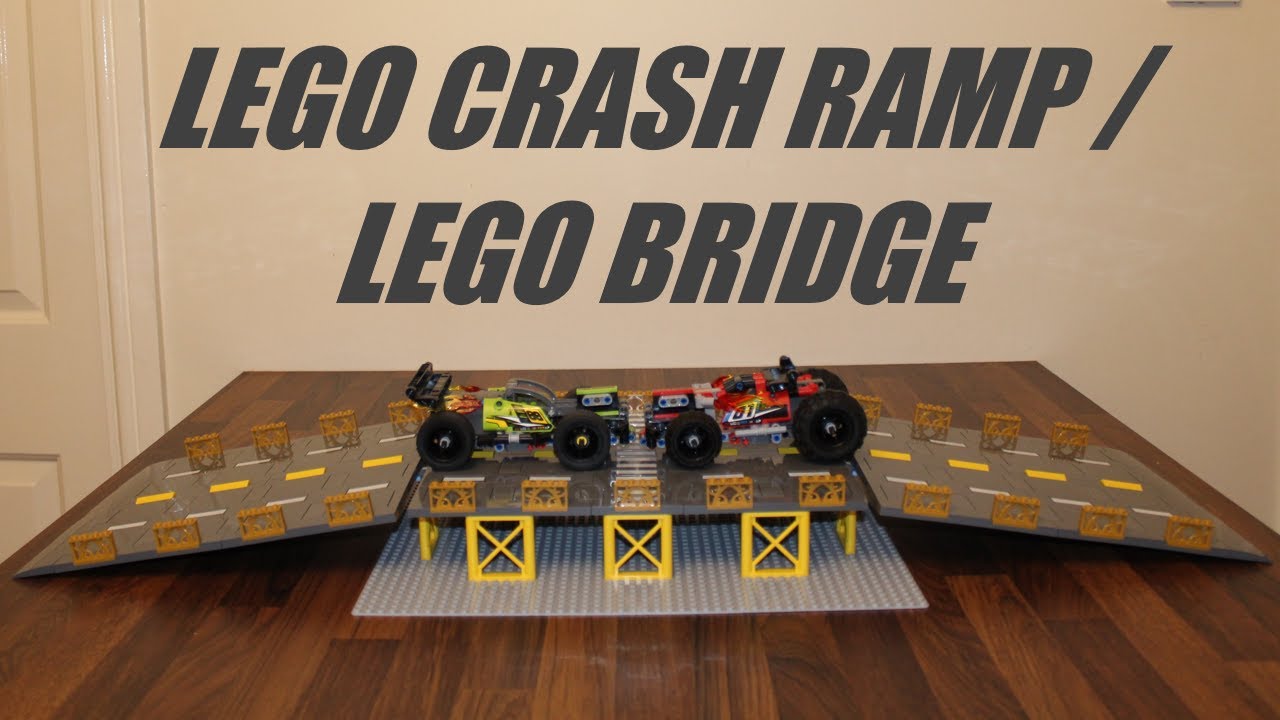 How to Build a LEGO Crash Ramp / Bridge using Road Plates (MOC) - YouTube