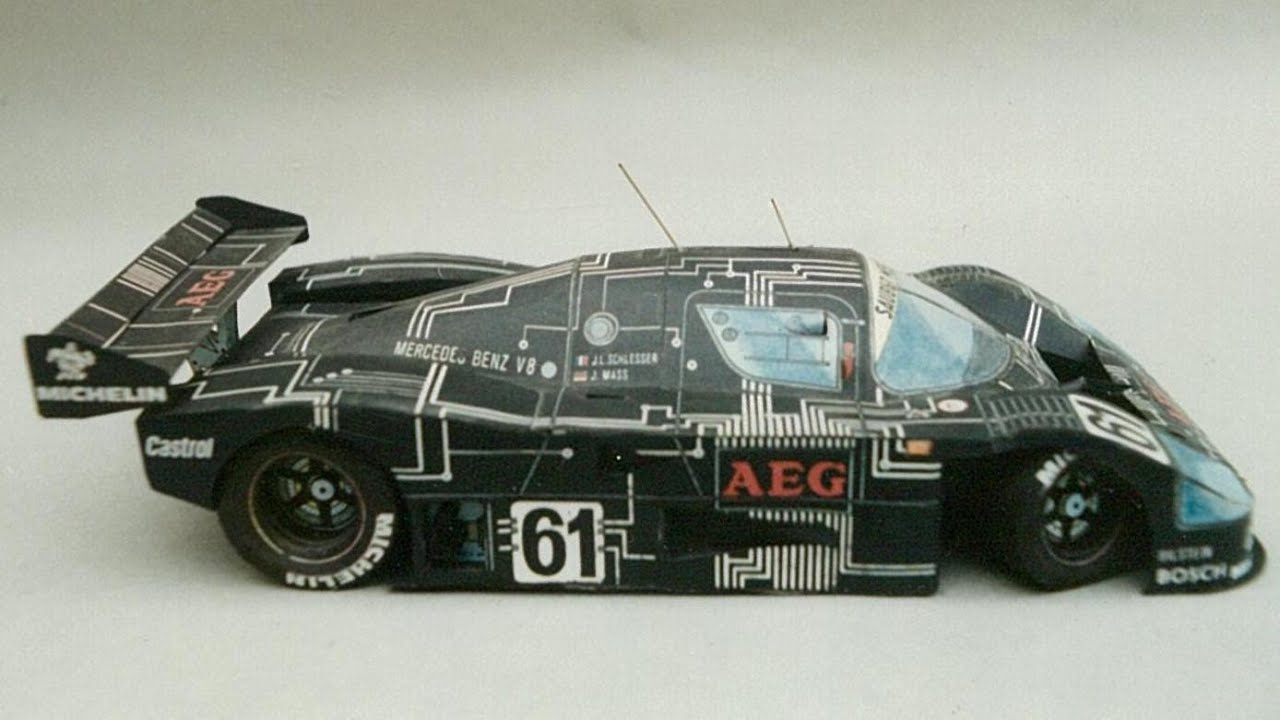 Papírové modely z časopisu ABC, slepené před více než 20ti lety - YouTube