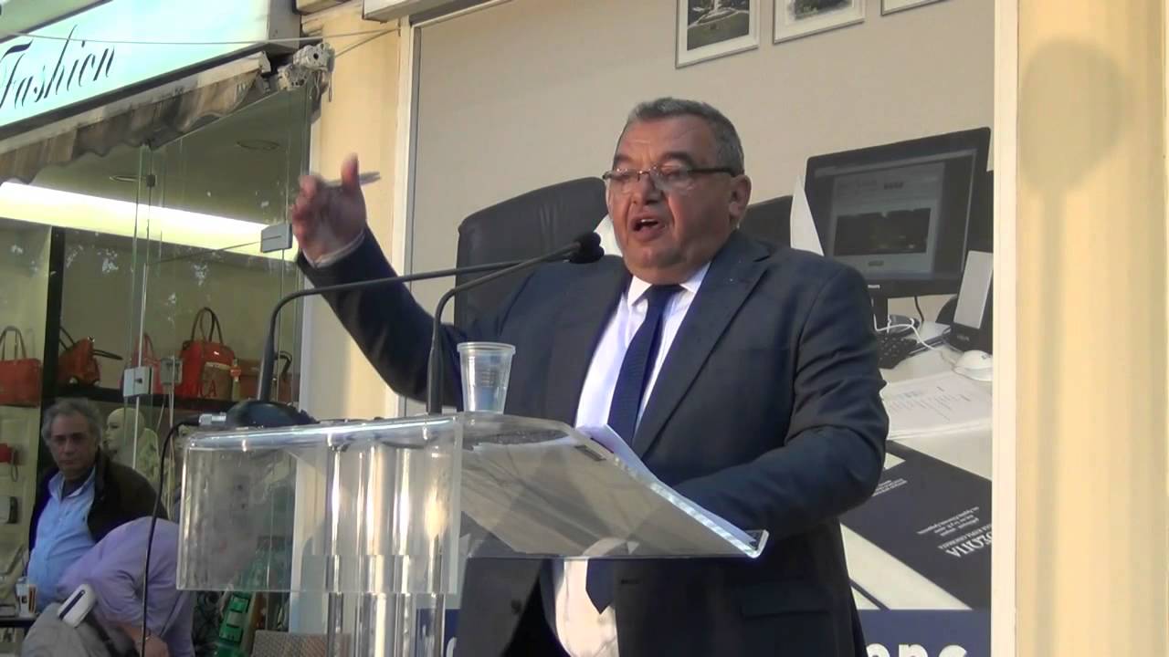 Εγκαίνια εκλογικού κέντρου Γέρακα - Π. Μερτύρης - YouTube