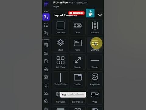 list view #flutterflow #naukaprogramowania #aplikacje mobilne ...