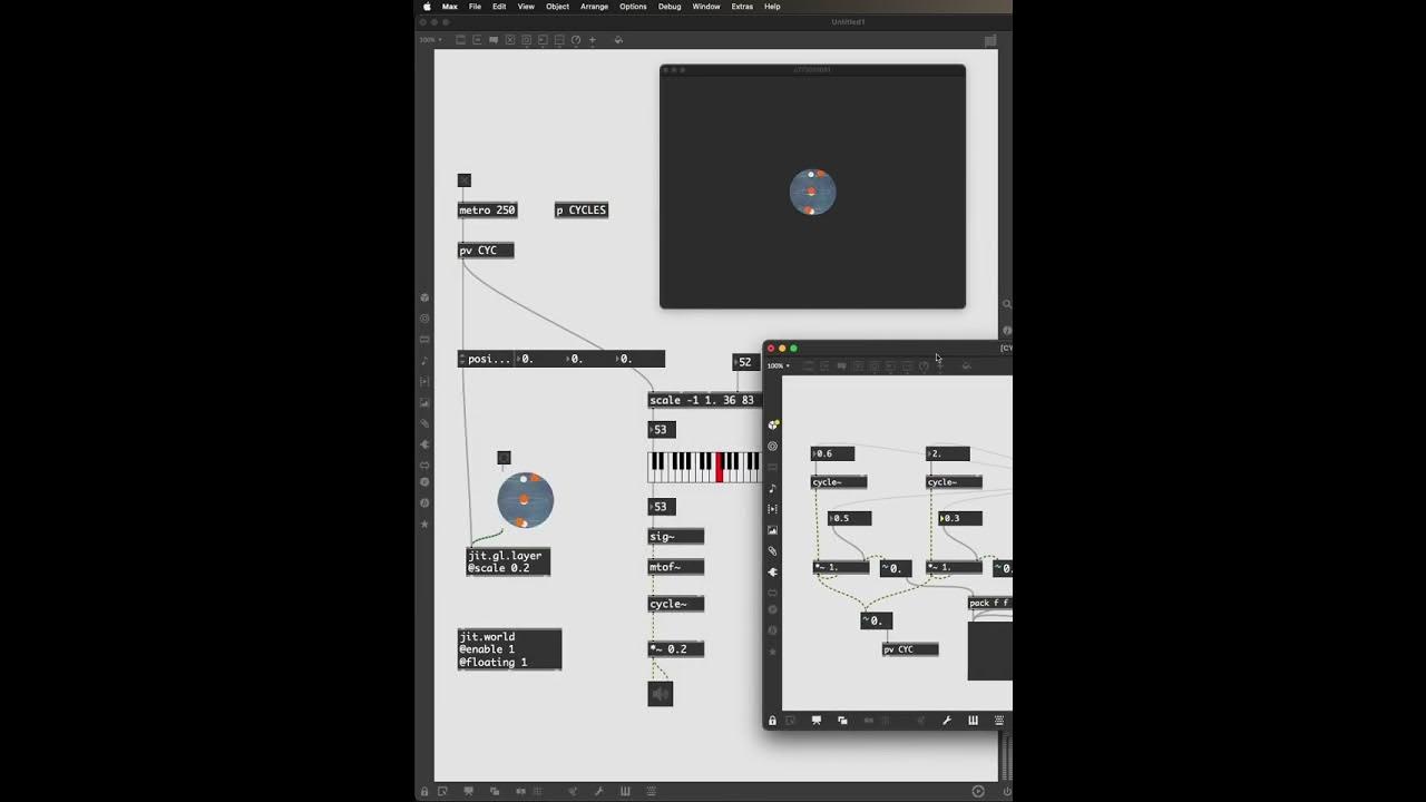 Max/MSP: review - part 2 - cycle~ patcher preset line~ clip~ & more... - YouTube