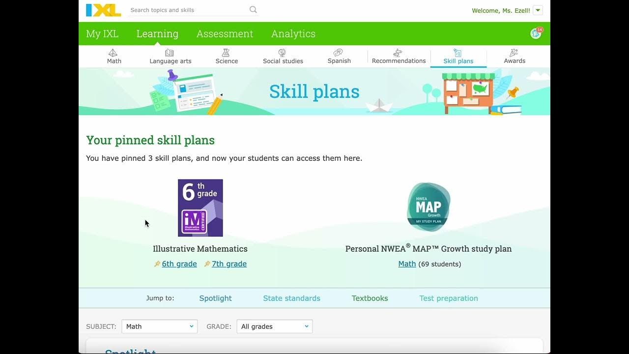 IXL: Skill Plans and Quizzes - YouTube