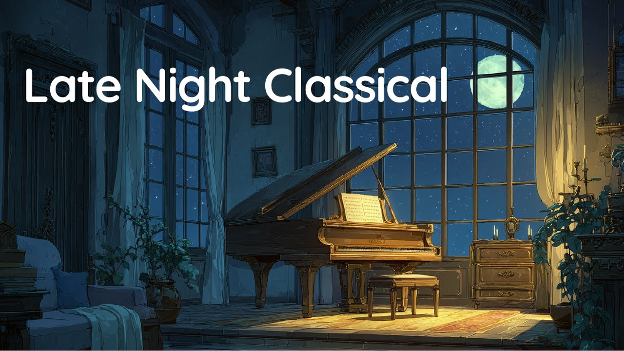 Late Night Classical Music🌙Quiet Piano for Sleep & Deep Relaxation (1 ...