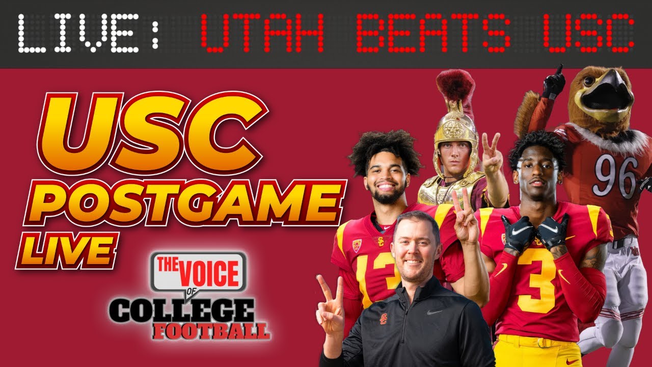 USC - Utah Postgame LIVE - YouTube