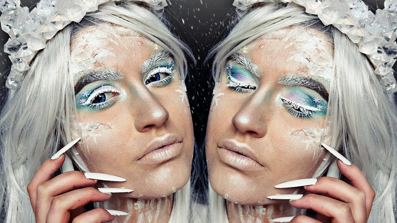 SINISTER ICE QUEEN | HALLOWEEN MAKEUP TUTORIAL - YouTube