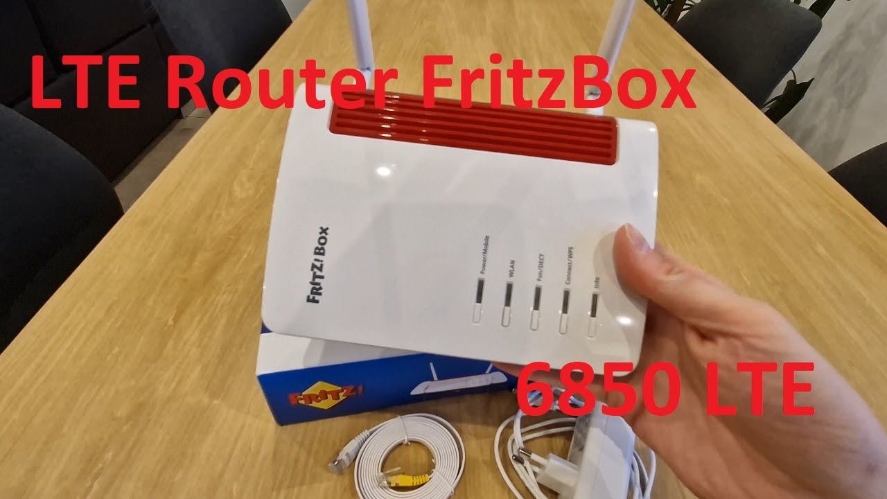 AVM Fritzbox 6850 LTE 4G Router Hands-On Lieferumfang und Anschlüsse ...