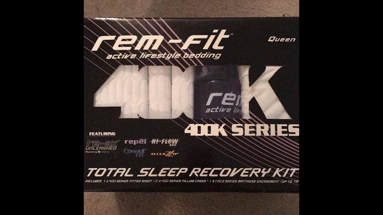 REM FIT Active Lifestyle Bedding First Impression - YouTube