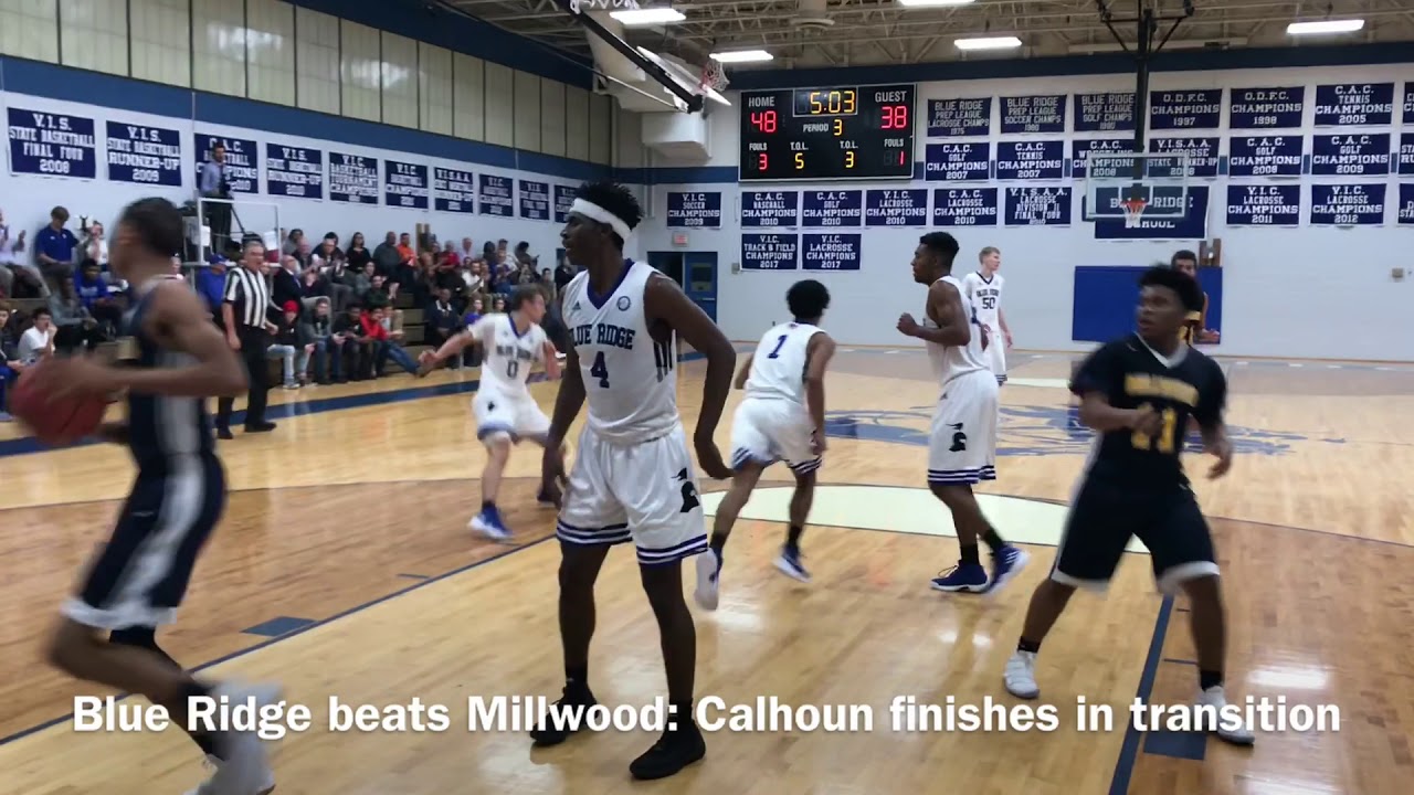 Blue Ridge basketball beats Millwood - YouTube