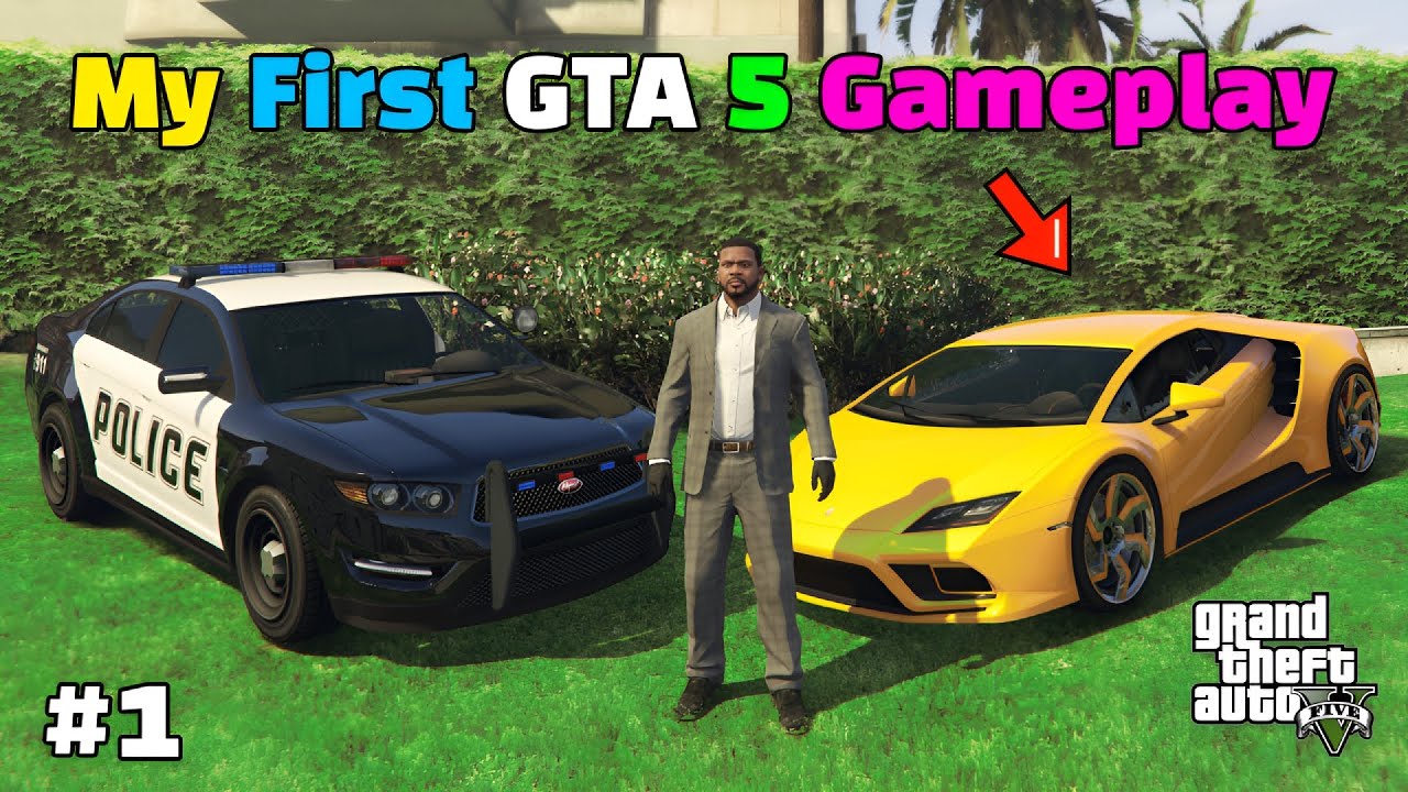 My First GTA 5 Gameplay | GTA 5 GAMEPLAY #1 - YouTube