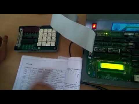 8279 keyboard interface with 8086 Microprocessor with the Display of "HELP US" - YouTube