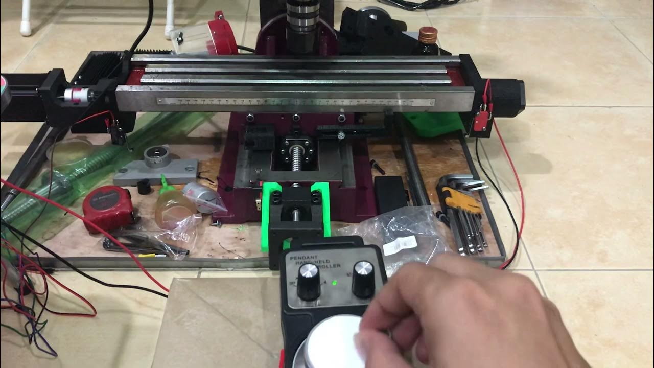DIY Milling XJ9512 to CNC Mach3 USB PART3 - YouTube