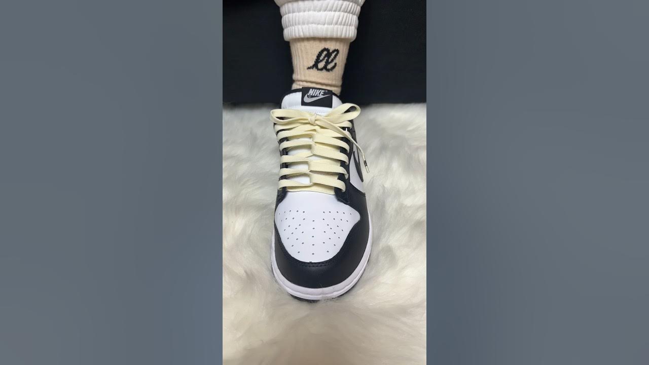 The Best Way To Lace Panda Dunks 🐼 Youtube