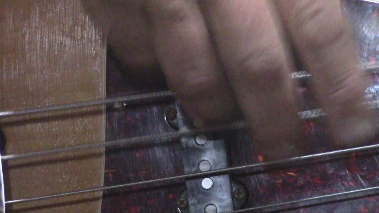 Four Finger Right Hand Technique For Bass #2 - YouTube