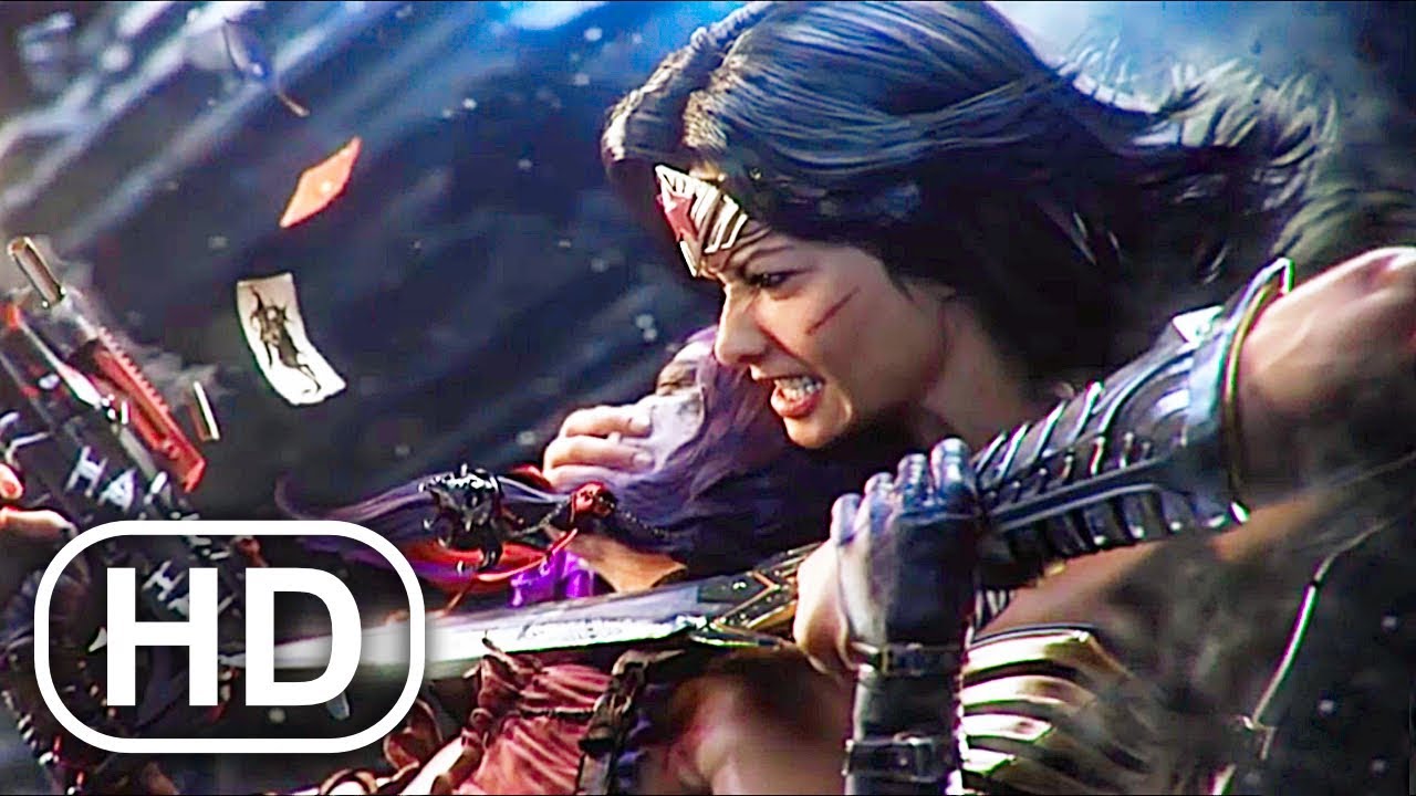 JUSTICE LEAGUE Vs Future Wonder Woman, Future Superman Fight Scene ...