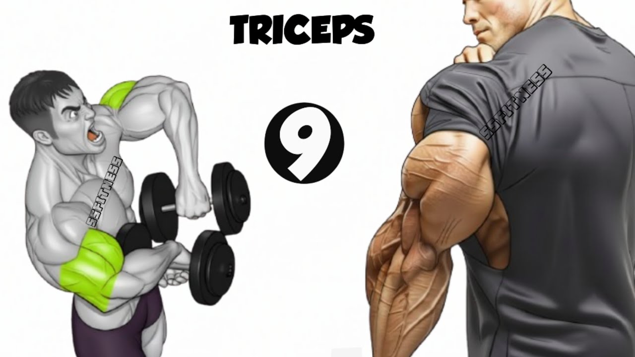 9 Best Exercises To Grow Triceps Fast - YouTube